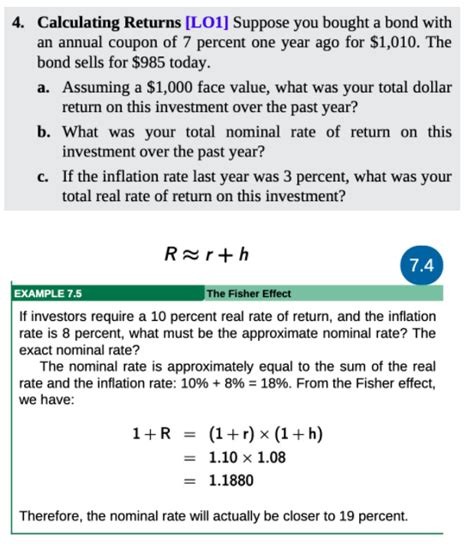 answered 4 calculating returns [lo1] suppose… bartleby