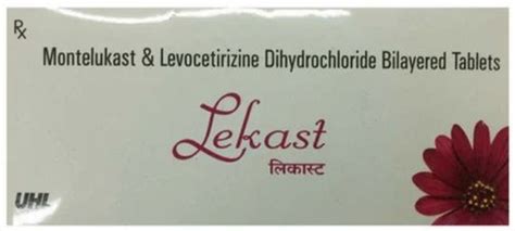 Montelukast Levocetirizine Dihydrochloride Bilayered Tablets At Rs 1210 Box Levocetirizine