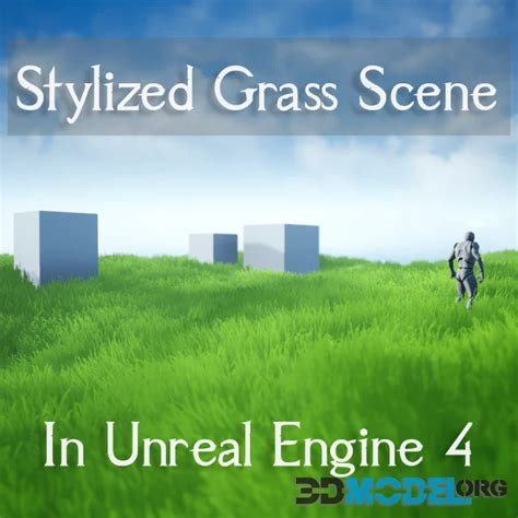 Unreal Engine Asset Ue4 Stylized Grass Scene Lucen Grass Setup