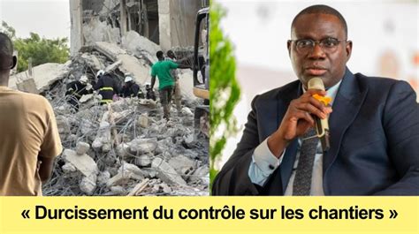 Le Ministère De Lurbanisme Sexprime Effondrement Dun Immeuble à Toubale Ministère De L