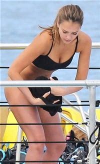 Jessica Alba In A Bikini Polluting The Ocean