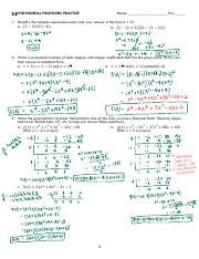 Key Concepts For Polynomial Functions Practice Course Hero