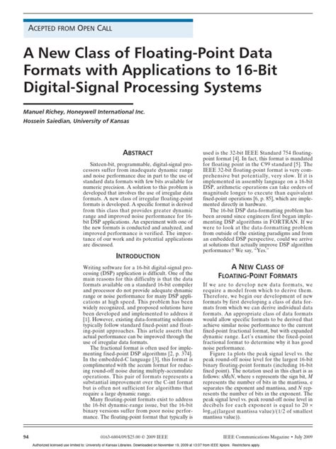 2009 saiedian ieee comm download free pdf arithmetic applied