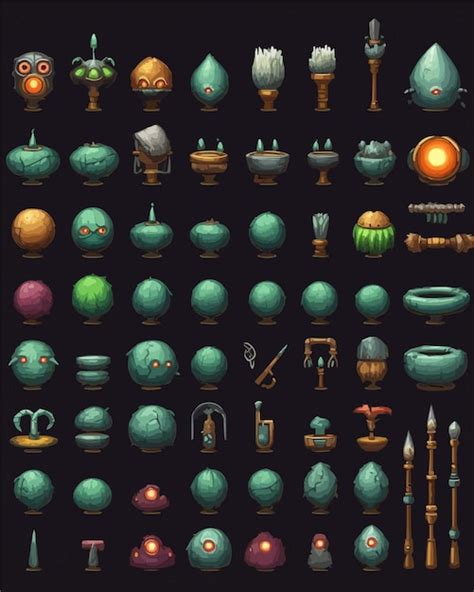 Game Asset Collection Illustration Game User Interface Icon Design