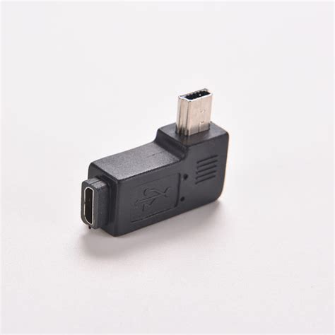 🔥🔥🔥sarawake Usb Micro 5pin Female To Mini 5pin Male 90 Degree Angle