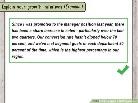 How To Write A Self Evaluation With Pictures Wikihow