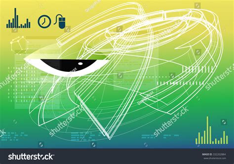 Technical Drawing Validation Illustration Stock Vector Royalty Free