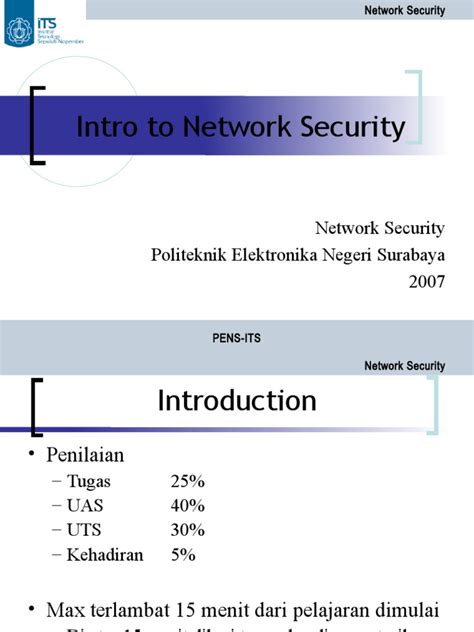 Modul 1 Intro To Network Security Pdf Denial Of Service Attack