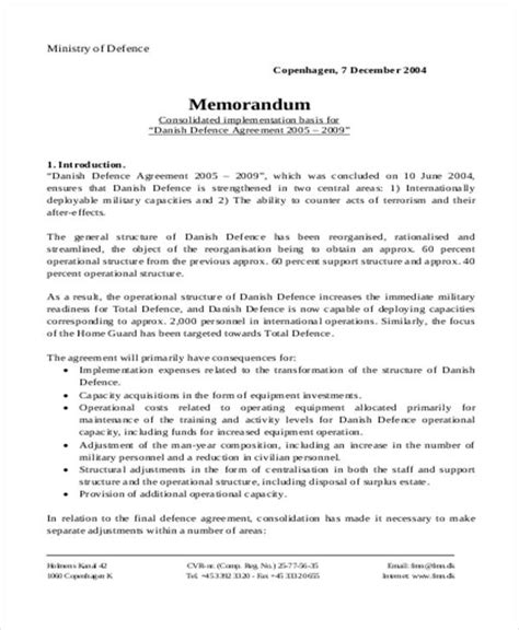 Department Of Defense Memo Template Database