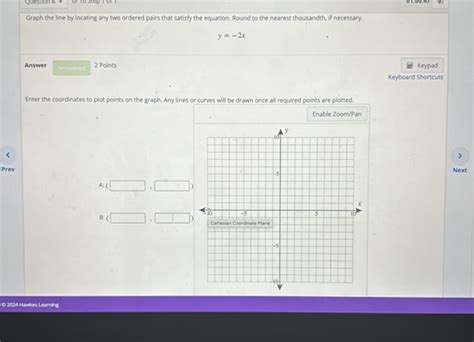 Graph The Line By Locating Ary Two Ordered StudyX