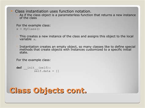 Lesson On Python Classes By Matt Wufus 2003 Ppt