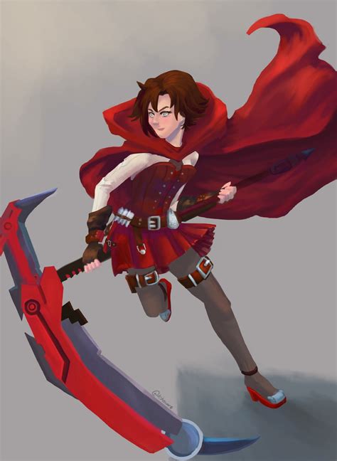 Artstation Ruby Rose From Rwby