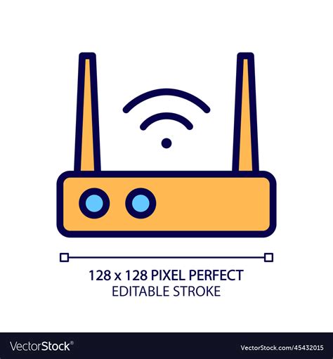 Internet Pixel Perfect Rgb Color Icon Royalty Free Vector