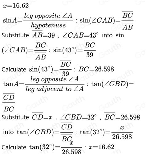 Solved Find The Length Of The Side Labeled X Round Intermediate