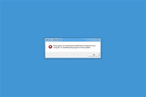 Soluci N Error Falta Mfc U Dll En Windows Descargar E Instalar