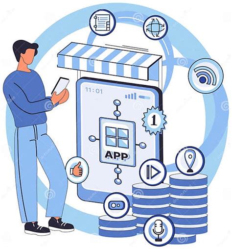 Application Testing Metaphor Vector App Test Stress Test For Gauging