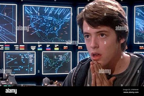 Wargames 1983 Mgm Film With Matthew Broderick As David Lightman Stock