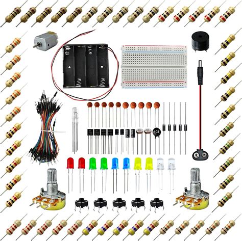 Electricity Fundamentals For Arduino Projects Basic Starter Kit With Breadboard Starter Wire