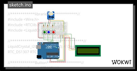 Часы Wokwi Esp32 Stm32 Arduino Simulator