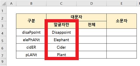 엑셀 대문자 변환3초컷 네이버 블로그