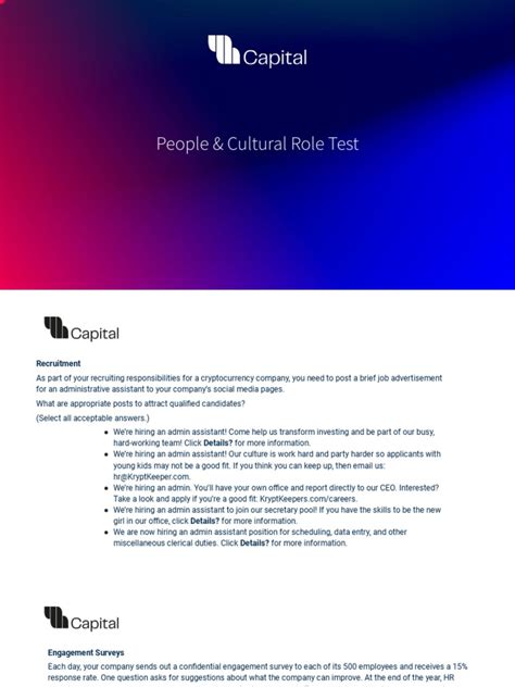 Hr Test Pdf Business