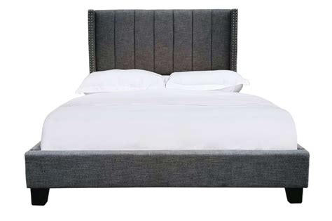 Bed In Dark Grey Platform Bed Platform Bed Sale