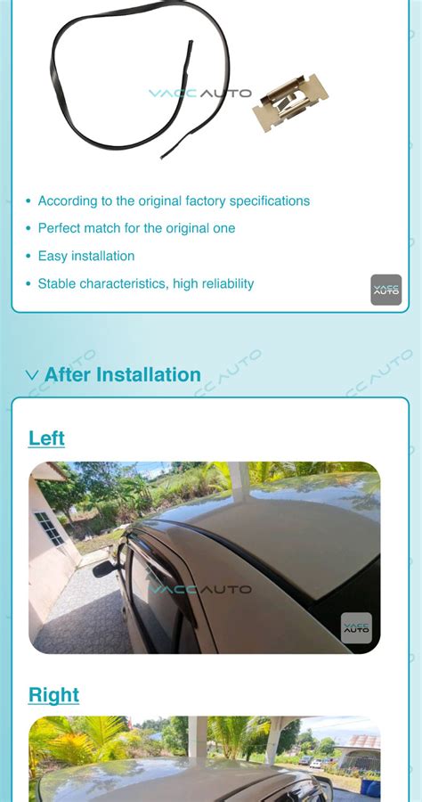 Toyota Vios 2nd Gen Roof Rubber Moulding Rubber Sealing Strip Trim