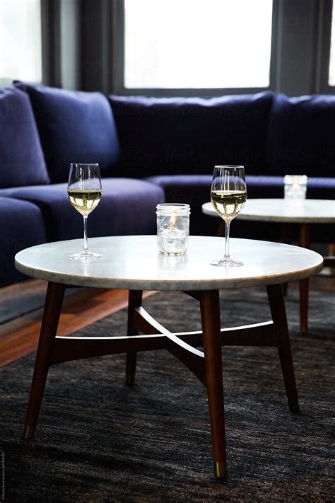 Wine Glasses In Empty Cocktail Lounge By Stocksy Contributor Trinette Reed Stocksy