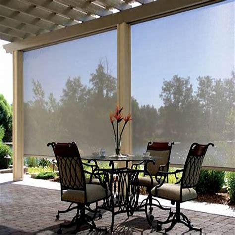 Vertical Fabric Custom Made Roller Door Shutter Motorized Outdoor