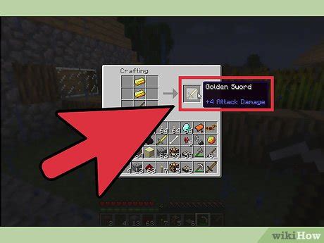 How To Make A Sword In Minecraft With Pictures WikiHow
