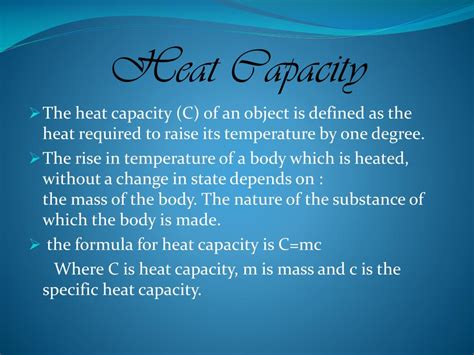 PPT SPECIFIC HEAT CAPACITY PowerPoint Presentation Free Download ID PPT SPECIFIC HEAT CAPACITY PowerPoint Presentation Free Download ID