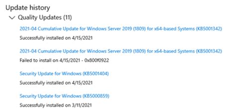 Truesight Server Automation Tssa Windows Update History Showing