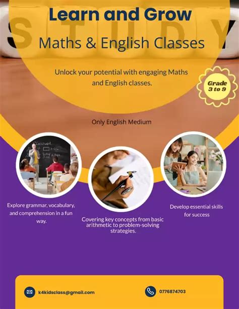Maths And English Classes Mathematics Ol Grade 6 11 Colombo
