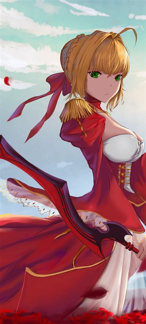 Fategrand Order Nero Claudius Red Saber 4k Wallpaper Download