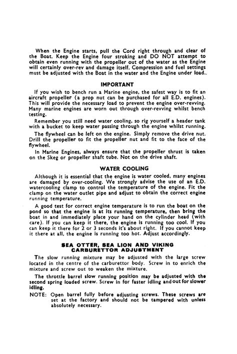Ed Diesel Engines Instructions