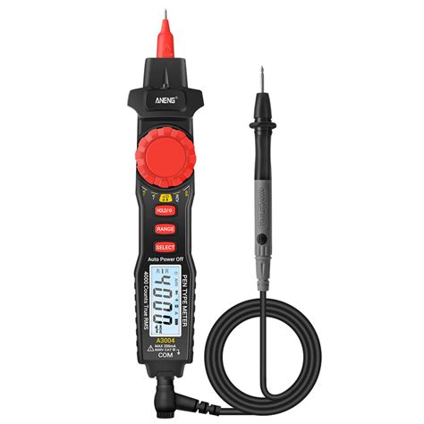 Aneng A3004 Digital Pluma Tipo Multímetro Probador De Rango Automático