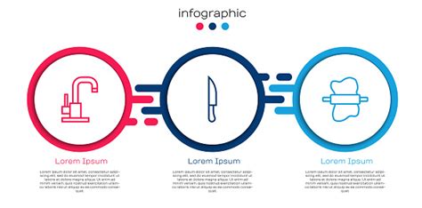 반죽에 물 꼭지 칼 및 롤링 핀을 설정하십시오 비즈니스 인포그래픽 템플릿입니다 벡터 건강관리와 의술에 대한 스톡 벡터 아트 및 기타 이미지 건강관리와 의술 굴리기