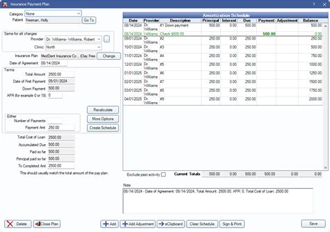Open Dental Software Insurance Payment Plans