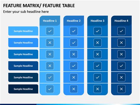 Comparison Matrix Template