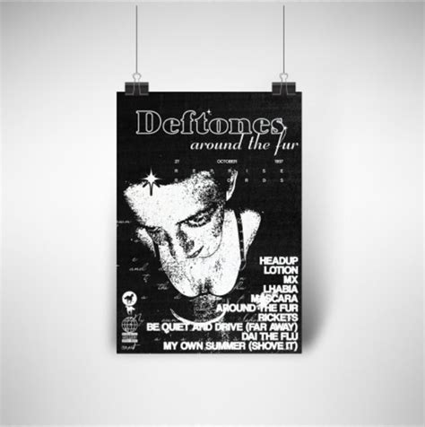 Deftones Around The Fur Album Poster Print Etsy