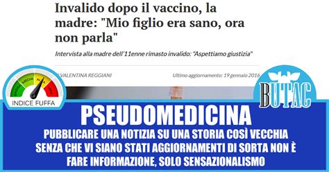 Invalido Dopo Il Vaccino Butac Bufale Un Tanto Al Chilo