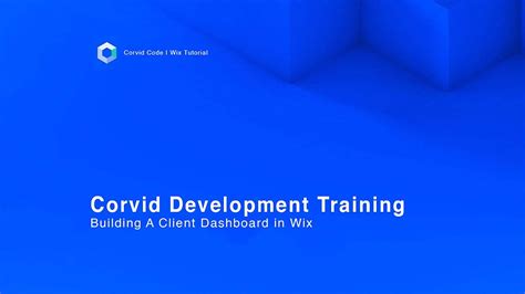 building a client dashboard in wix corvid code wix tutorial