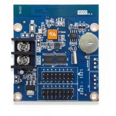 HD W00 2 Line Single Colour Wifi Card Controller FOR P10 LED Module