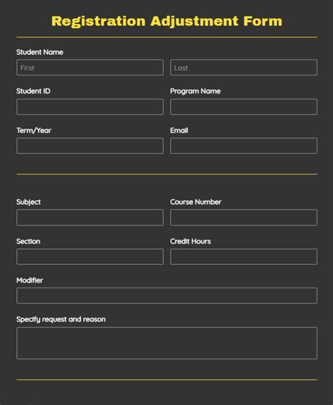 Dance Class Registration Form Template 123formbuilder
