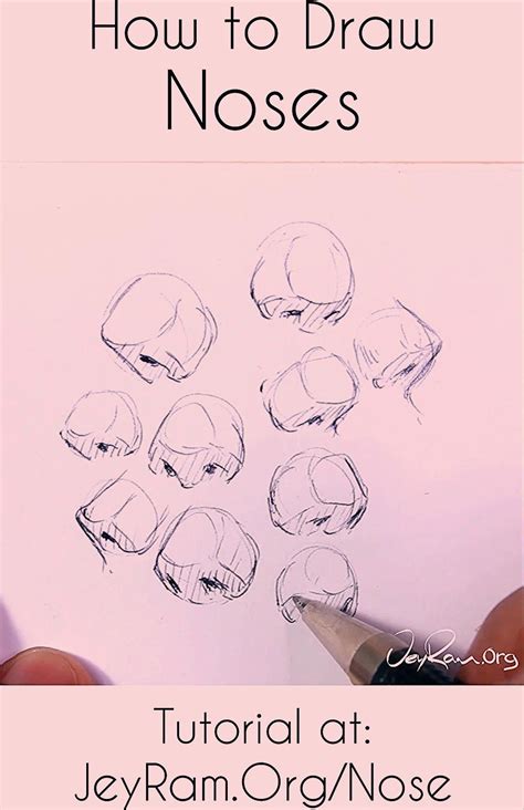 How To Draw A Nose Easy Without Shading