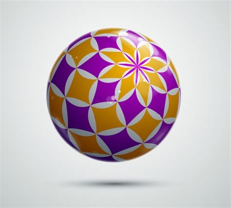 Premium Vector Abstract Vector Realistic Glossy Sphere Beautiful