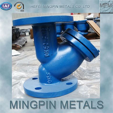 DIN ANSI API Cast Iron Steel Flange Thread Y Type Strainer Of Pn