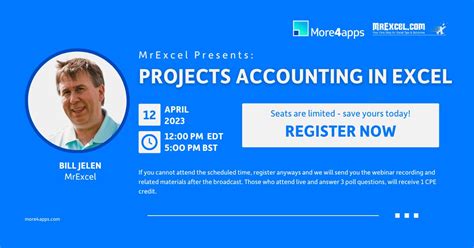 More4apps On Linkedin Mrexcel More4apps Projectaccountinginexcel