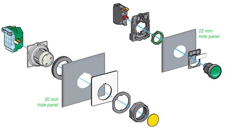 Why Are 30mm Push Buttons Installed From The Back Schneider Electric