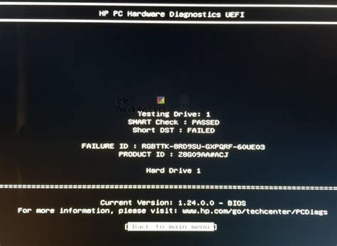 Hp Pc Hardware Diagnostics Uefi Pada Windows 11 10